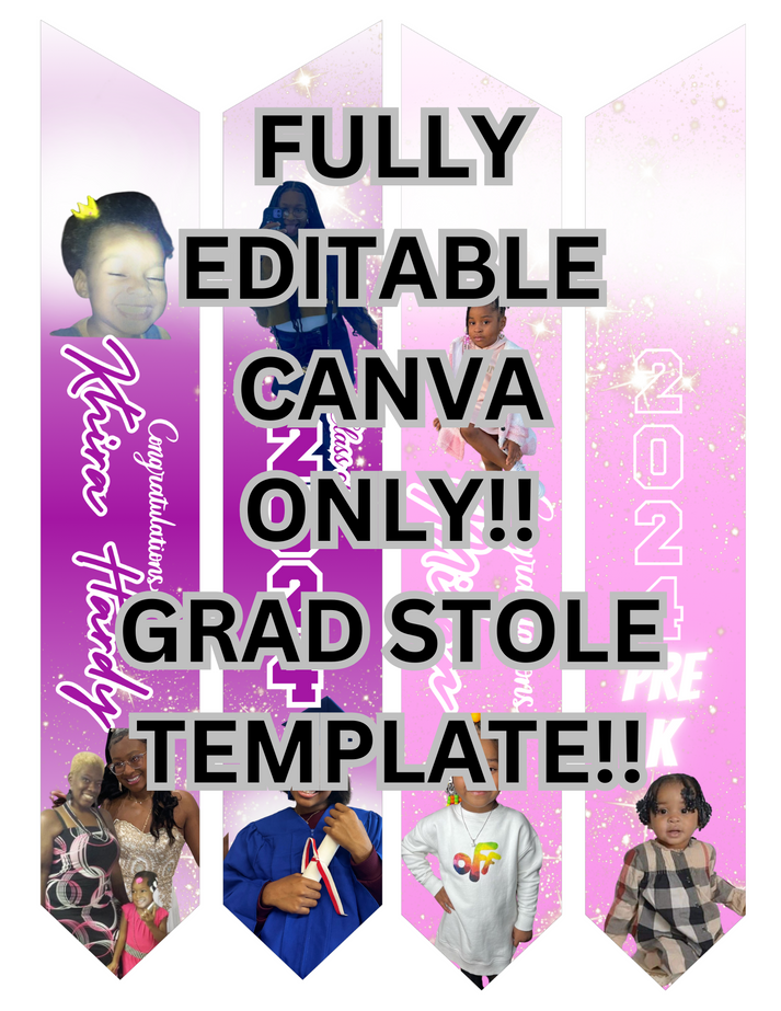 GRAD STOLE TEMPLATE – TK Made It Happen